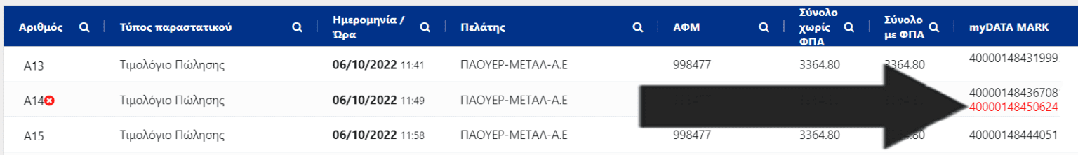 Ακύρωση παραστατικού σε τιμολόγιο MyData | Πρόγραμμα ηλεκτρονικής ...